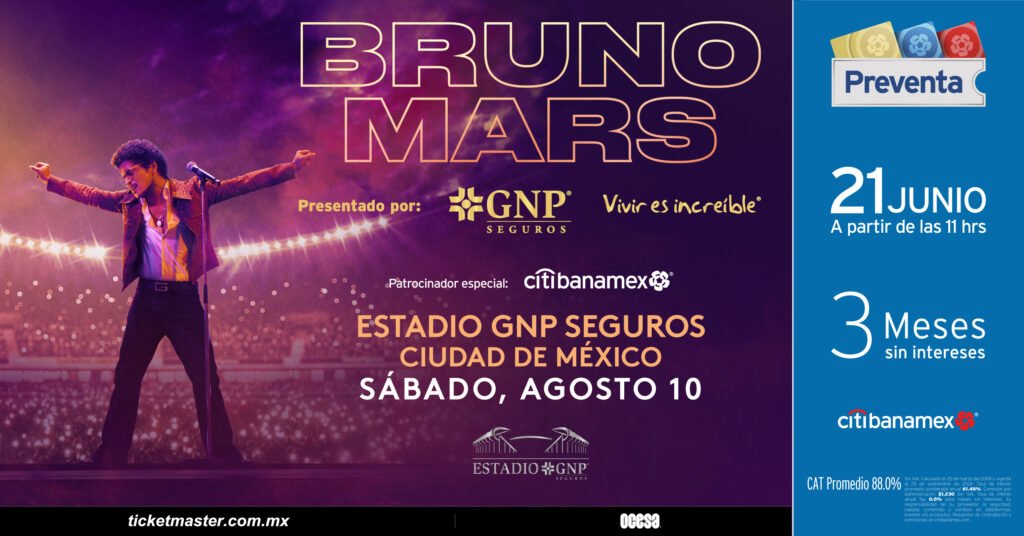 ¡Bruno Mars en CDMX! - Zero Magazine